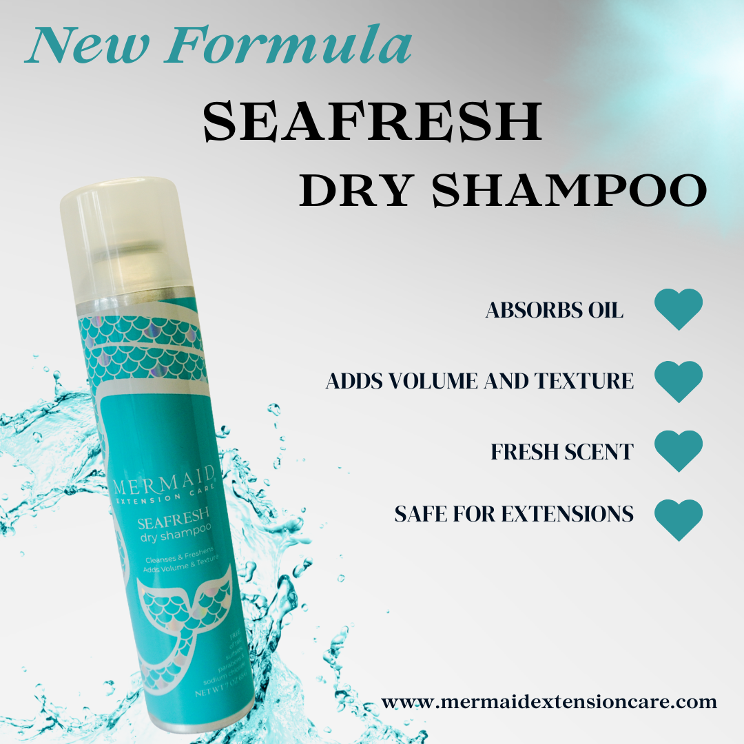 Meet Seafresh: Your New Go-To Dry Shampoo – Mermaid Extension Care